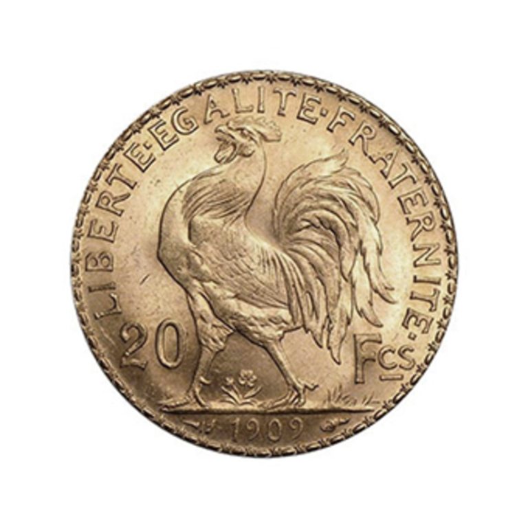 Napoléon 20 Francs Or Coq Marianne boursable Louis d'Or